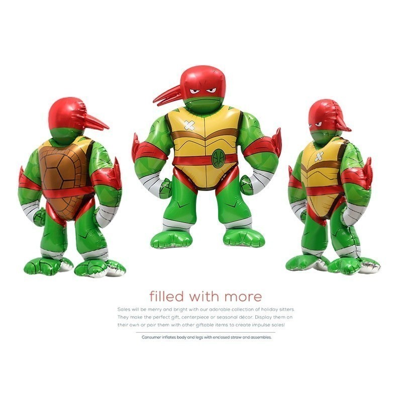 New Teenage Mutant Ninja Turtles Giant Foil Balloon TMNT 4D Balloon ...
