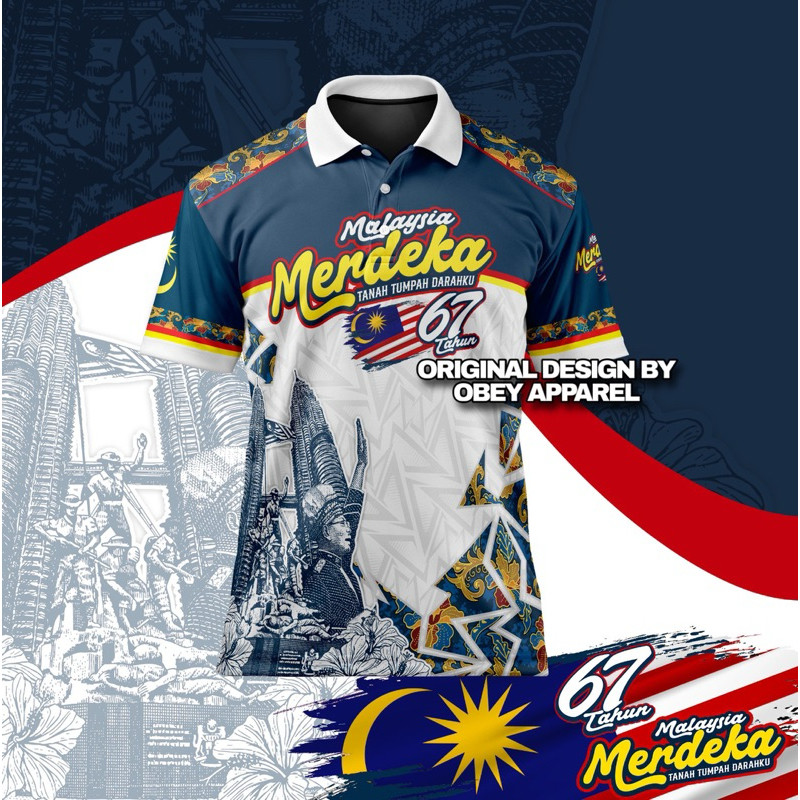 Malaysia Merdeka Tanah Spillah Bloodkuku 2024 Sublimation Tshirt Baju ...