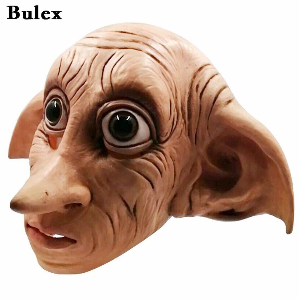 Cafele Cosplay Dobby Elfin Latex Animal Style Halloween Horror Mask ...