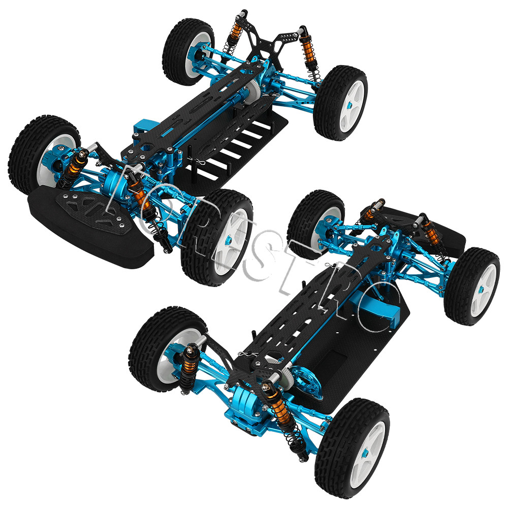 Metal & Carbon Fiber Full Chassis Frame Body Kit with Shock Absorbers ...