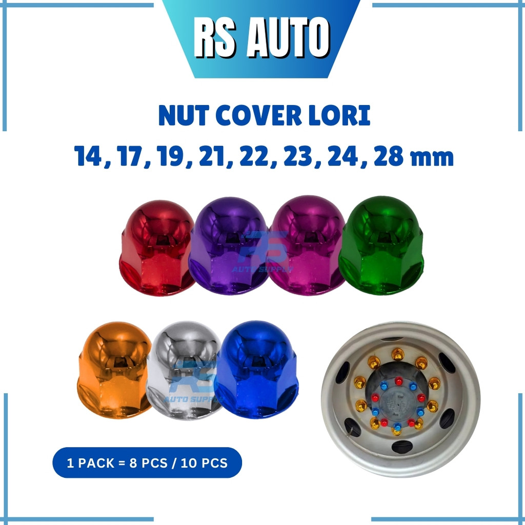 Lorry Truck Small Nut Cover Volvo Scania Hino Isuzu 14mm-28mm Tayar Nut ...