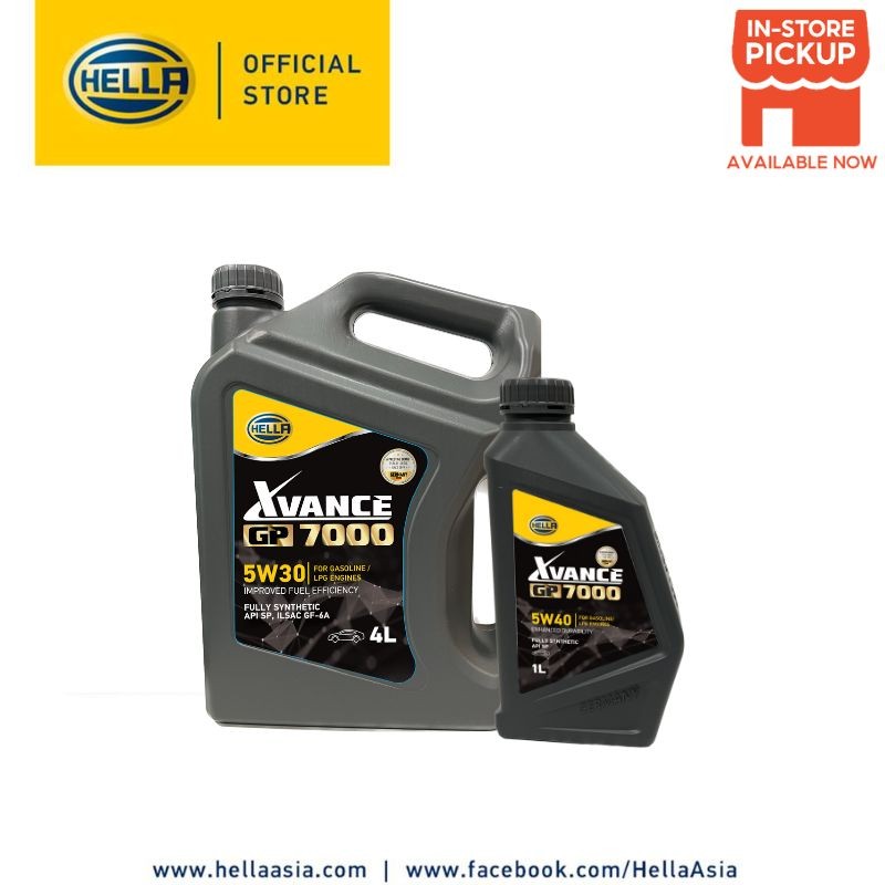 HELLA ENGINE OIL V 0W20/5W30/5W40/10W40/15W40 SN 4L | Low Viscosity ...