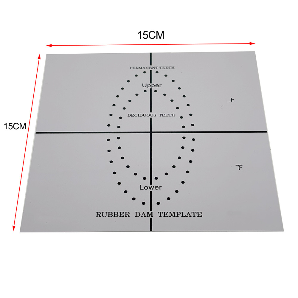 Dental Rubber Dam Punch Rubber Dam Hole Positioning Board Barrier ...