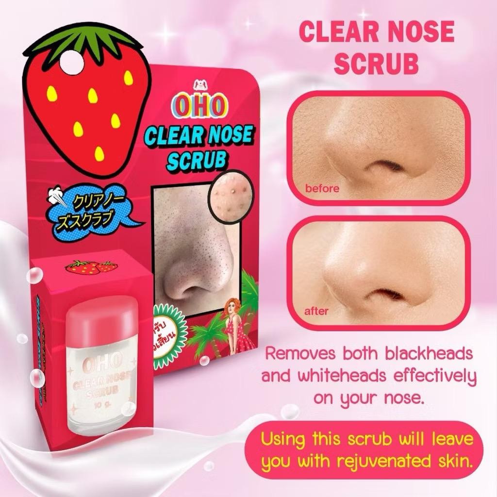 OHO Clear Nose Scrub 10g | Shopee Malaysia