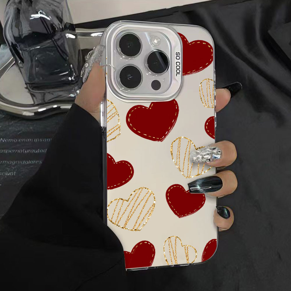 Love Heart Silver IMD Phone Case For Tecno Spark GO 1 GO 2025 30C Pova ...