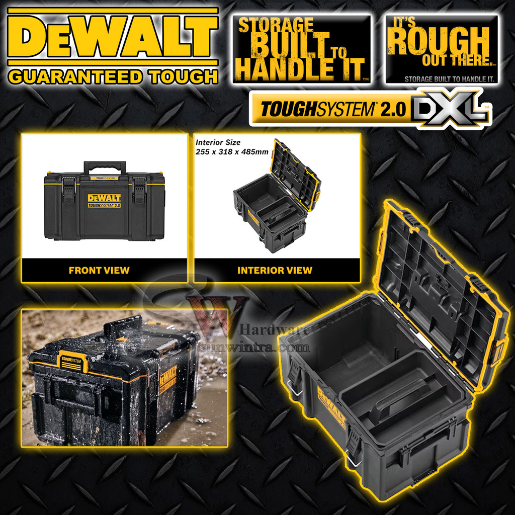 DeWalt ToughSystem 2.0 Large Tool Box Tough System 2.0 Tool Box ...
