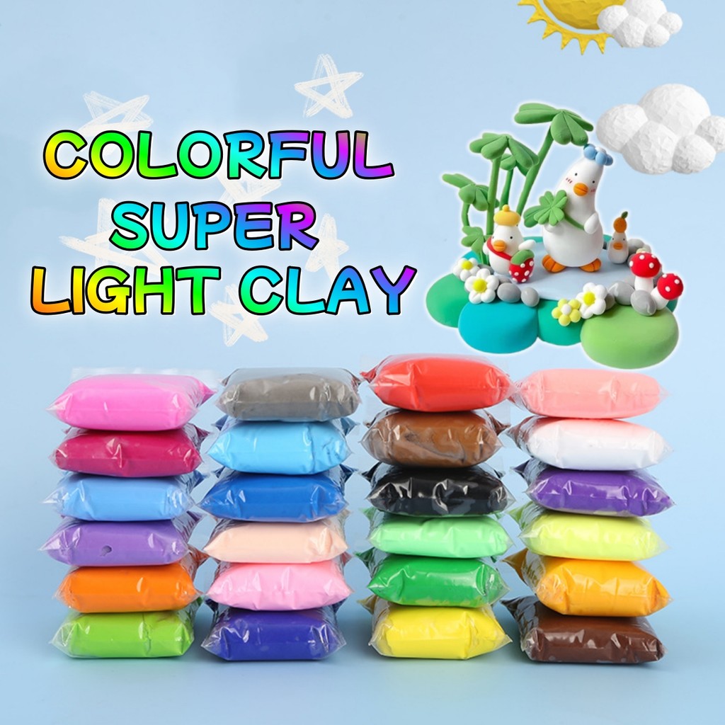 Kid Super Light Clay DIY Air Dry Clay Butter Slime Non-Toxic Soft ...