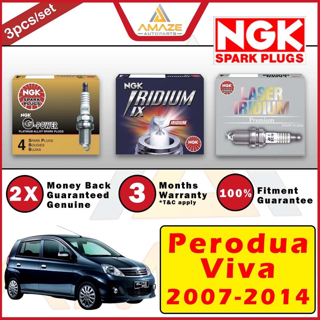NGK Spark Plug (G-Power Platinum/ Iridium IX/ Laser Iridium) for All ...