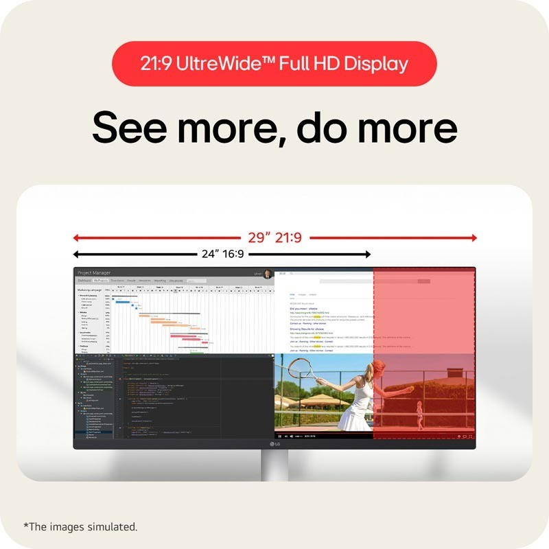 LG Monitor 29U531A-W 29-inch UltraWide 21:9 WFHD (2560x1080) IPS Display | Shopee Malaysia