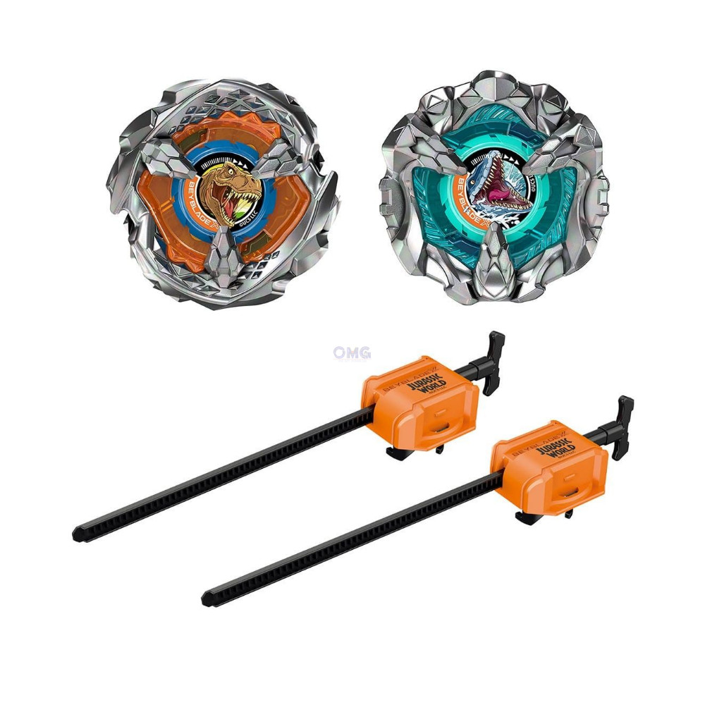 Takara Tomy Beyblade X BXG-40 Double Starter Jurassic World Collab ...