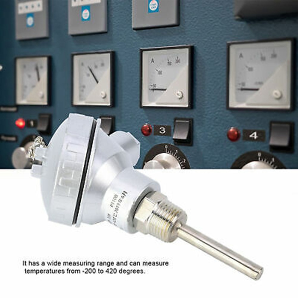 【GIG】RTD PT100 Temperature Sensor Probe 1/2" NPT Thread Thermocouple ...