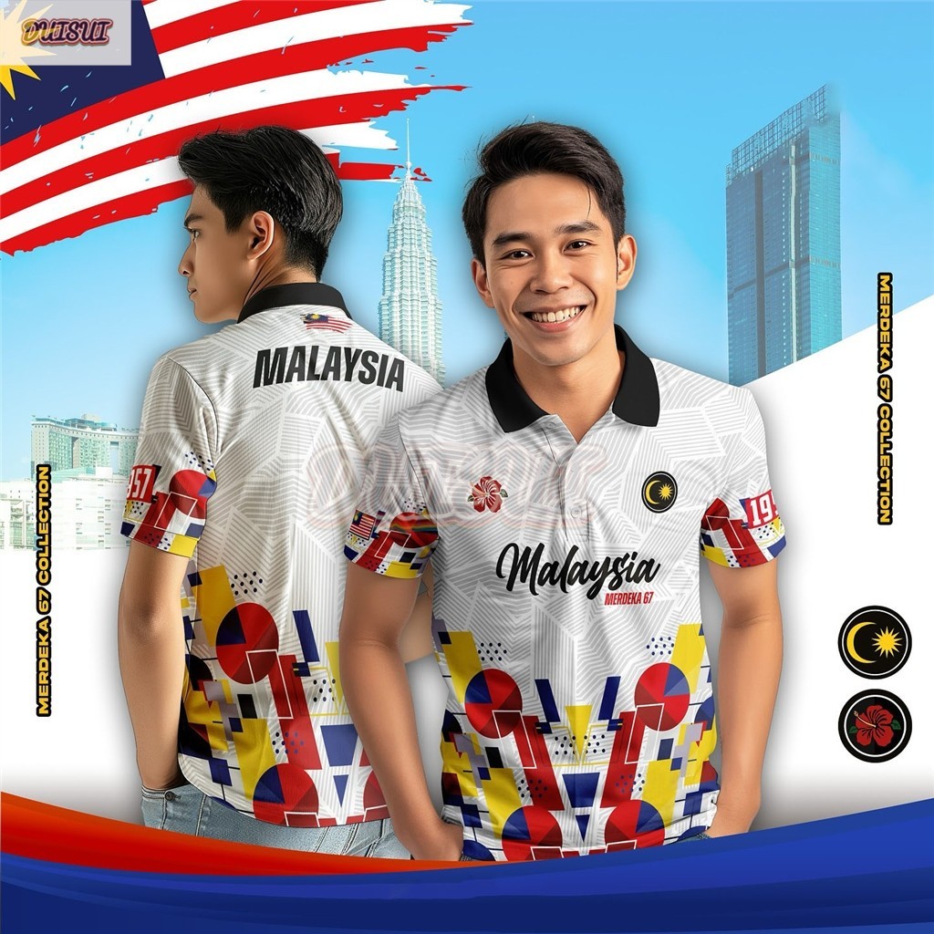 Merdeka 67 Tahun 2024 Sublimation Tshirt | Baju Merdeka 2024 MERDEKA ...