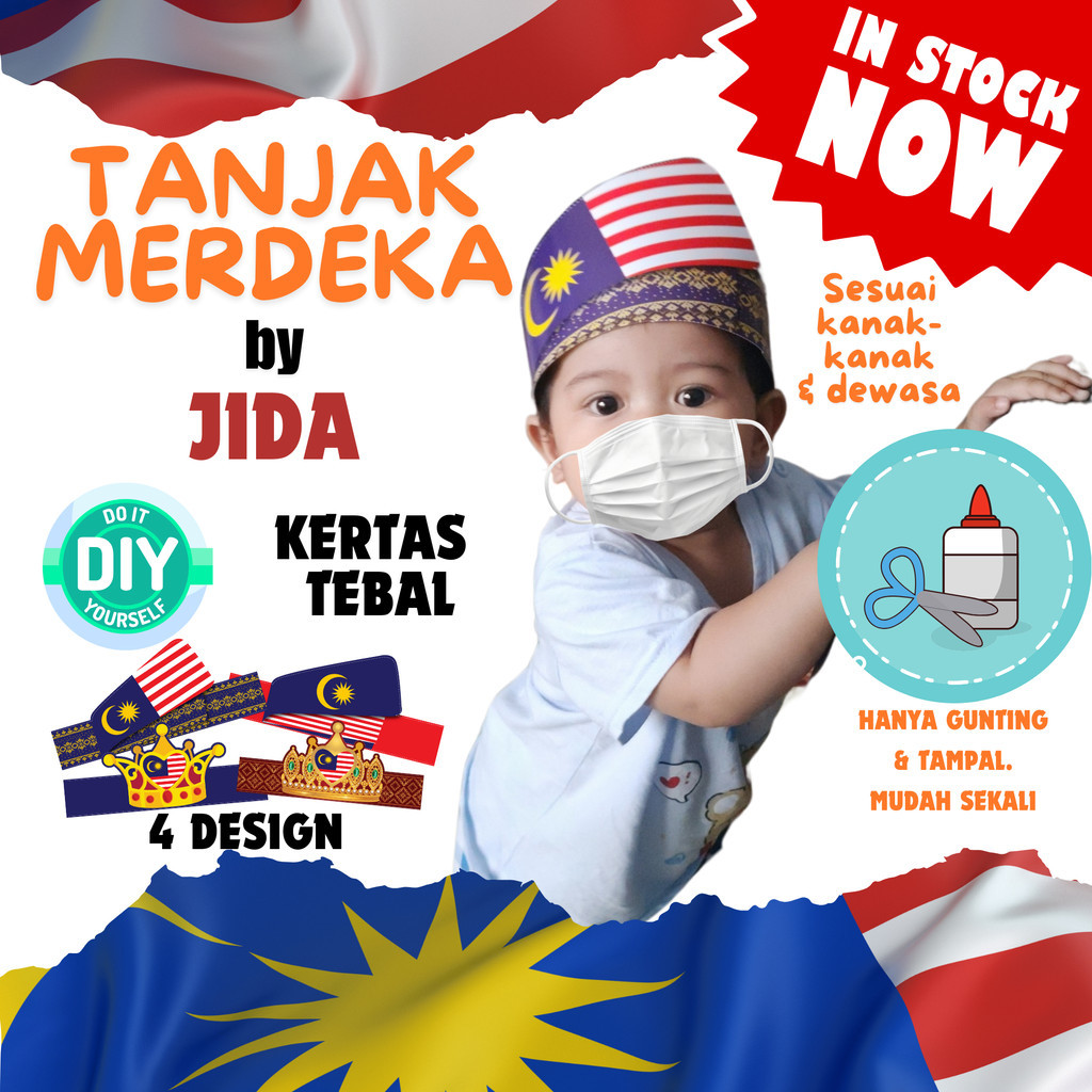 Tanjak Budak Merdeka DIY Hari Merdeka Murid Hari Kebangsaan Malaysia ...