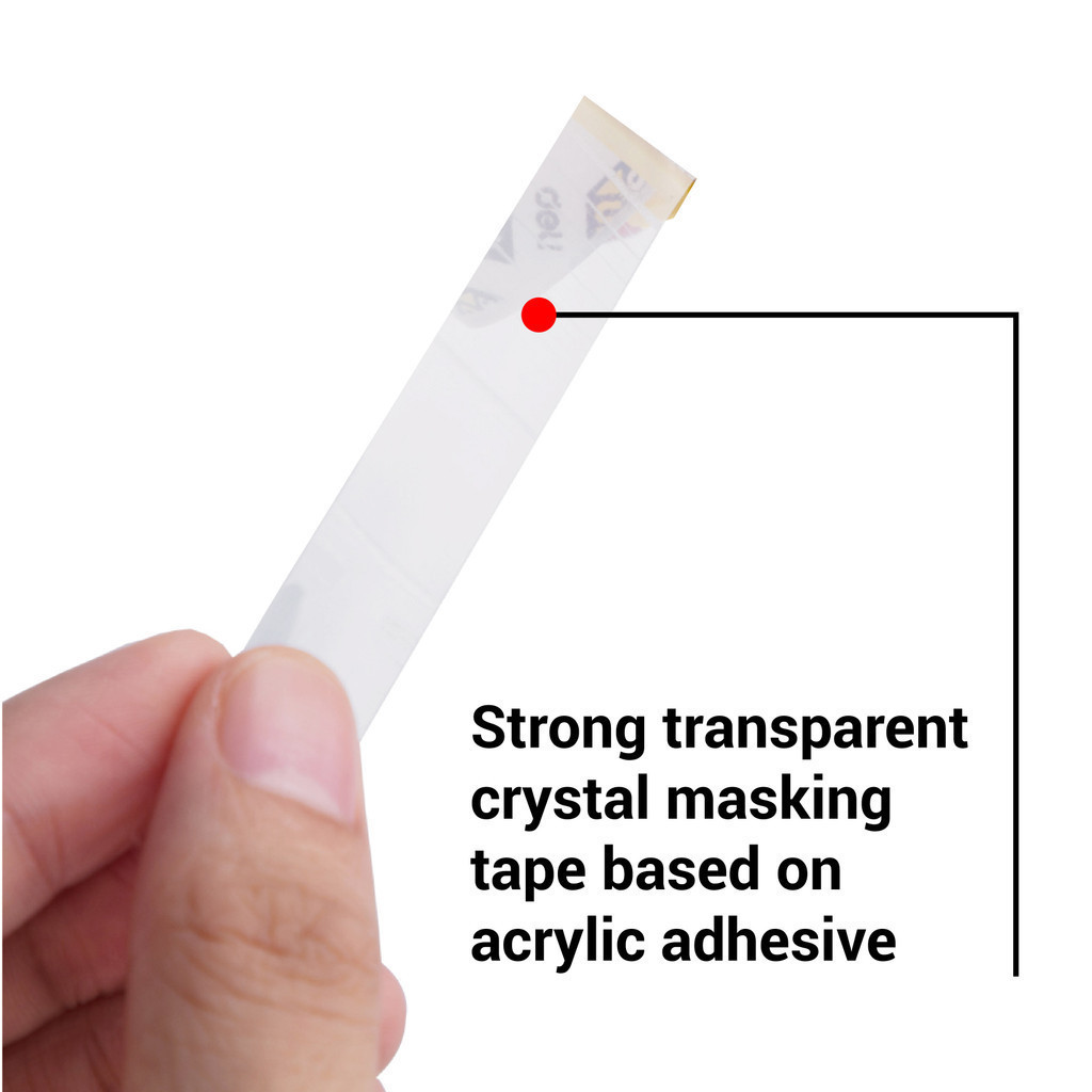 Deli Opp Transparent Packing Tape 48mm x 90Y Cellophane Salotape 包货胶纸 ...