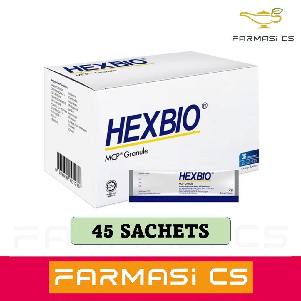 Hexbio Granule Probiotic 45 Sachets EXP:09/2026 [ FARMASI CS ] | Shopee ...