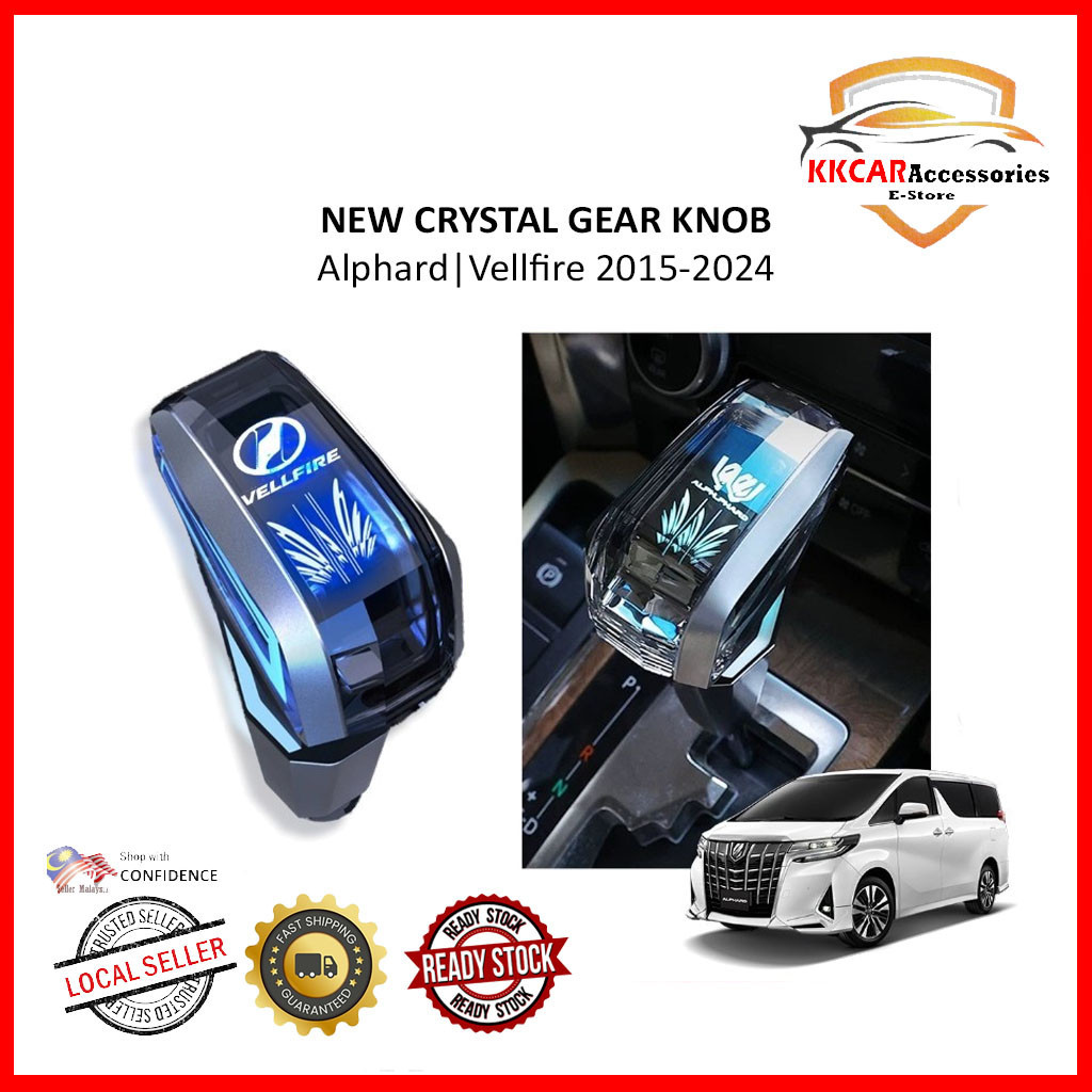 Toyota Alphard Vellfire Crystal Gear Knob New LED RGB Multicolor AGH30 ...