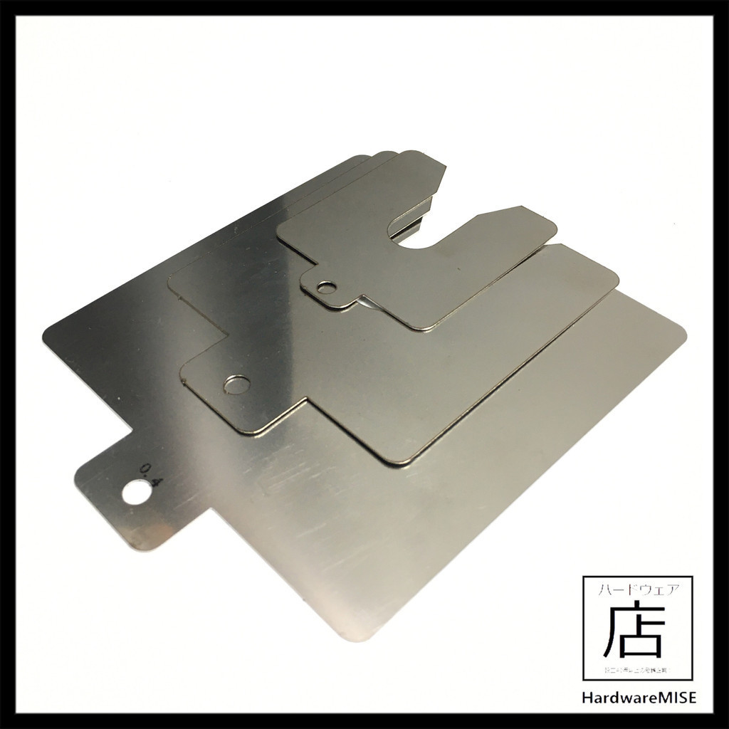 304 Stainless Steel Slotted Shim 3mm Pre-Cut Precision Shims Leveling ...