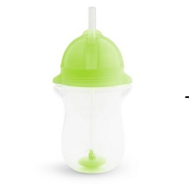 Munchkin Any Angle Click Lock Weighted Straw Cup 10oz -Light Green ...