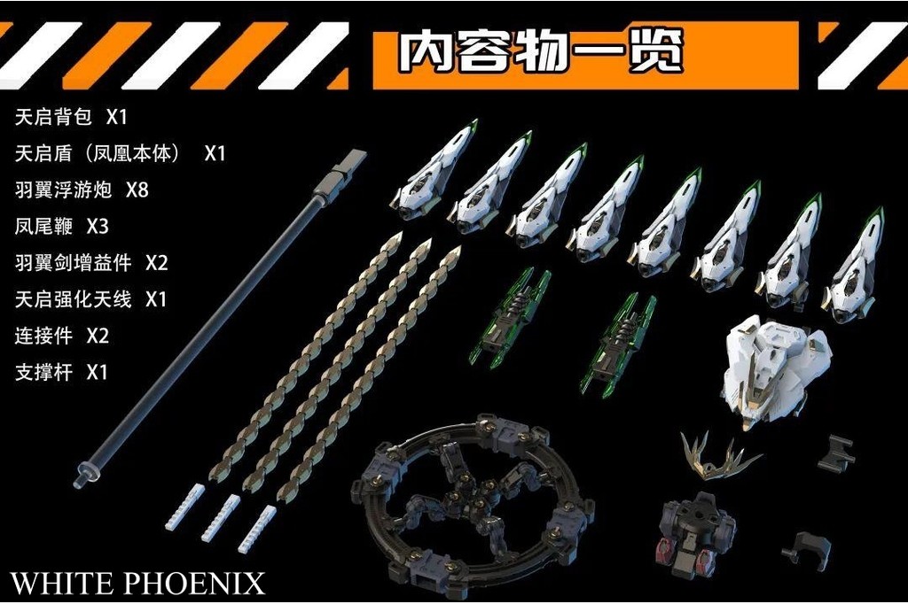 Vientiane Fusion 1/100 Apocalypse Expansion Pack - White Phoenix ONLY ...