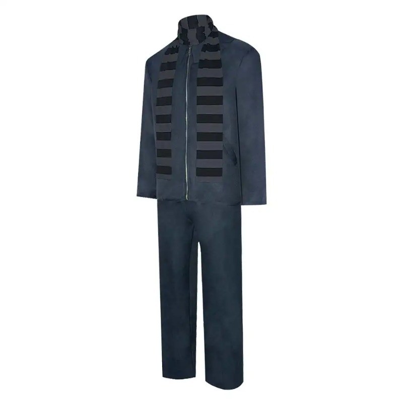 Movie Gru Cosplay Costume Coat Pants Scarf for Men Male Disguise Dress ...