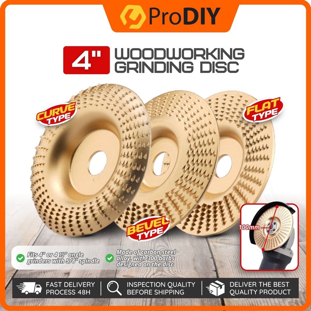 1PCS 4 inch Wood Carving Disc Woodworking Grinding Discs Wheel 100mm ...
