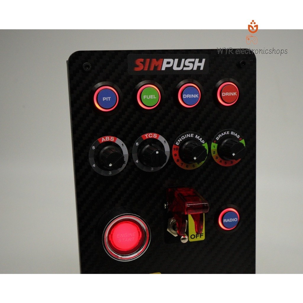 SIMPUSH Racing Simulator Button Box Central Control Box Control Box ...