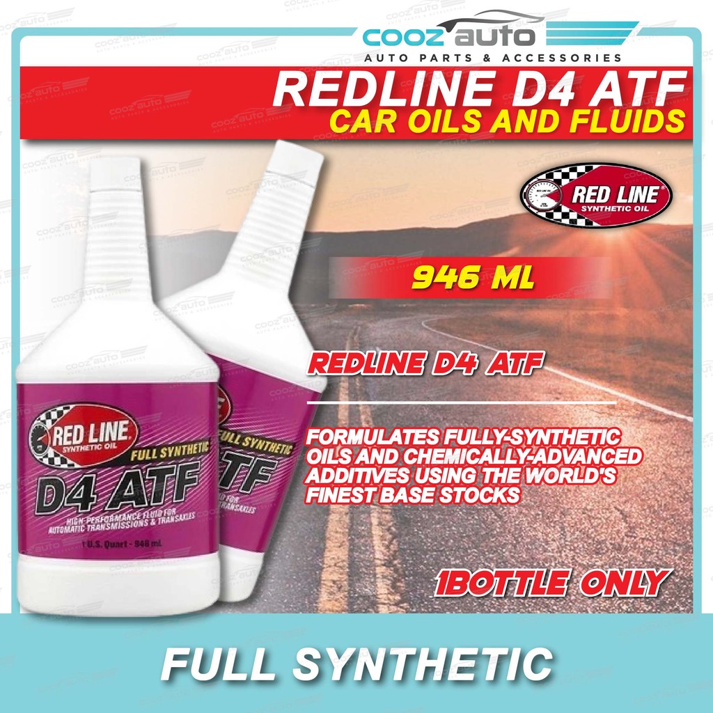 CLEARANCE RED LINE REDLINE D4 ATF AUTOMATIC TRANSMISSION FLUID AUTO ...