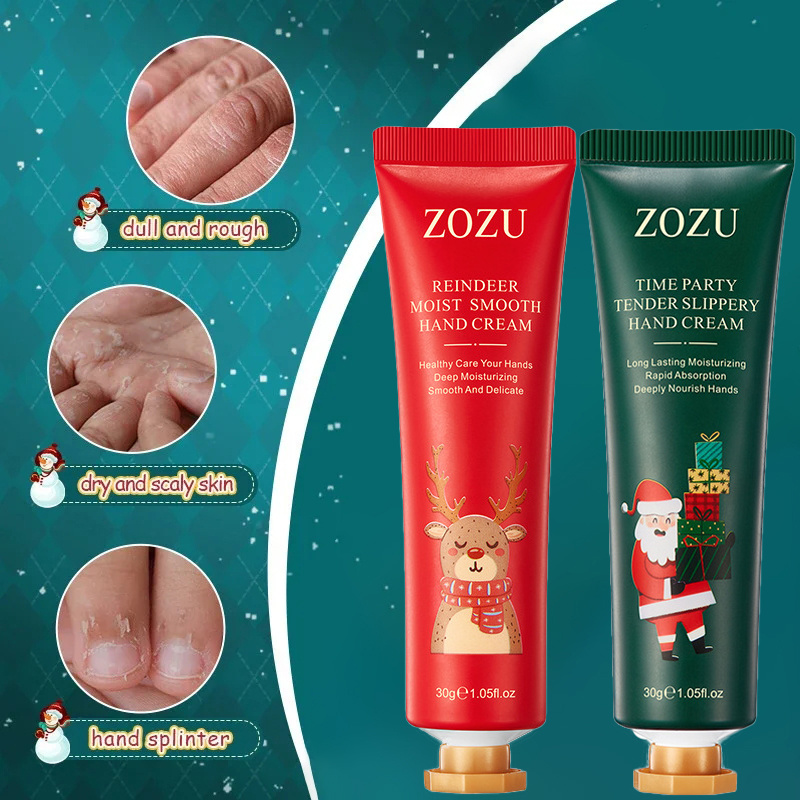 5pc/set Hand Cream Tender Slippery Anti Dry Crack Hand Whitening Foot ...