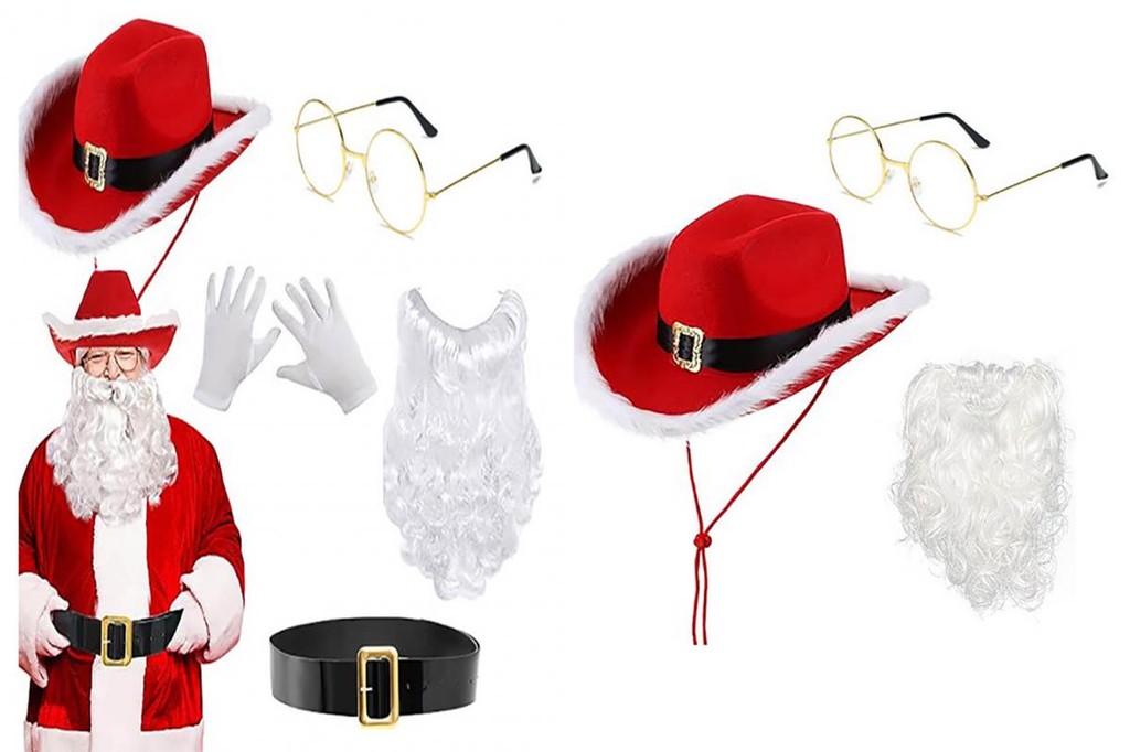 beautiful Men Santa Cosplay Set Santa Claus Suit for Men Christmas ...