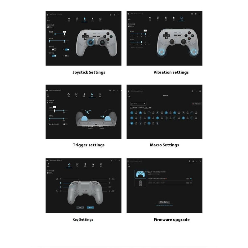 8Bitdo Pro3 Wireless Bluetooth game controller PC, Switch, SteamOS ...