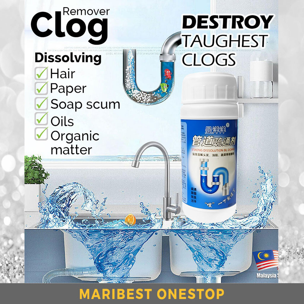 Drain Pipe Basin Clog Remover Drain Pipe Basin Cleaner Clogged Drainage ...