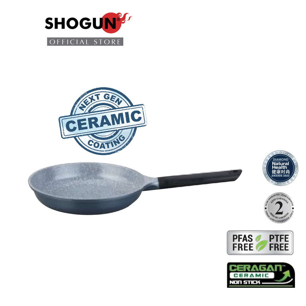 Shogun Kyoto Ceragan Ceramic 20 x 5cm Non-stick Frypan, 1.1L (IH) | Shopee Malaysia
