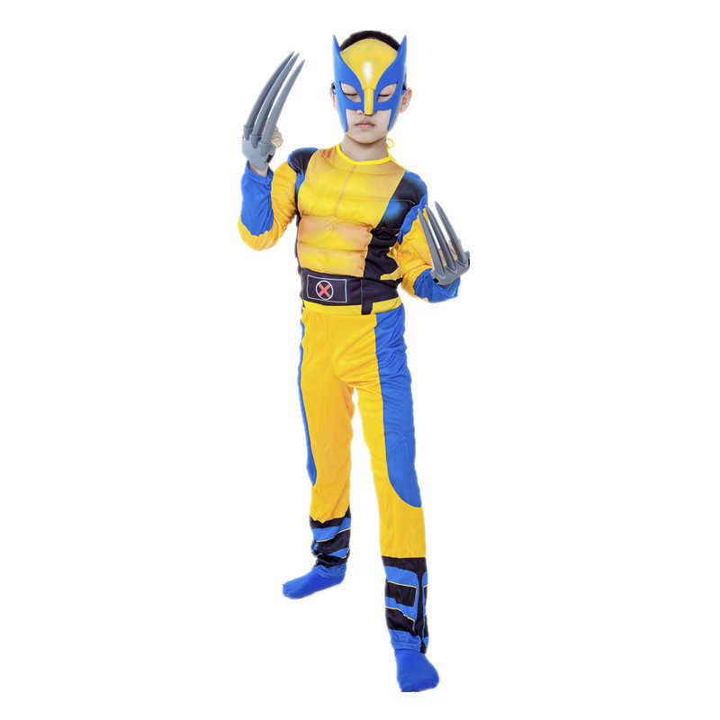 Deadpool & Wolverine Cosplay costume Kids Wolverine Cos Halloween Party ...