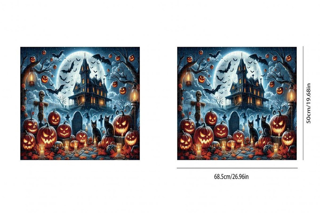 Halloween Pumpkin Puzzle Spooky Halloween Puzzle Spooky Halloween ...