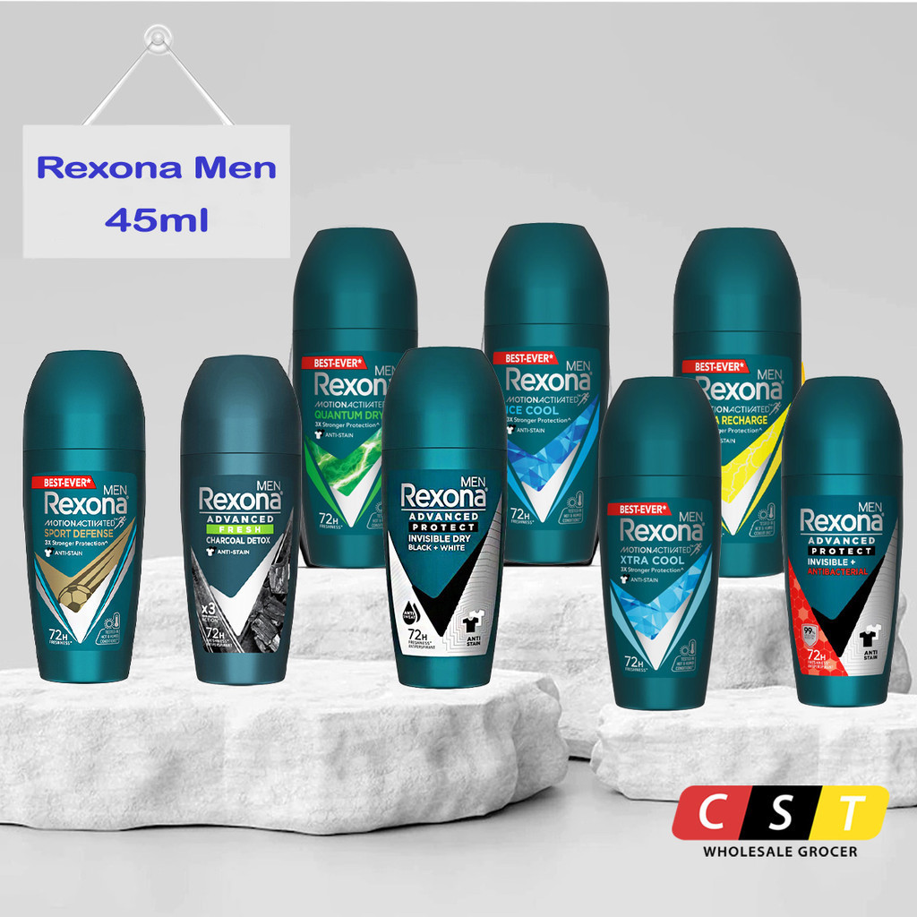 Rexona Deodorant Roll On Men 45ml | Shopee Malaysia