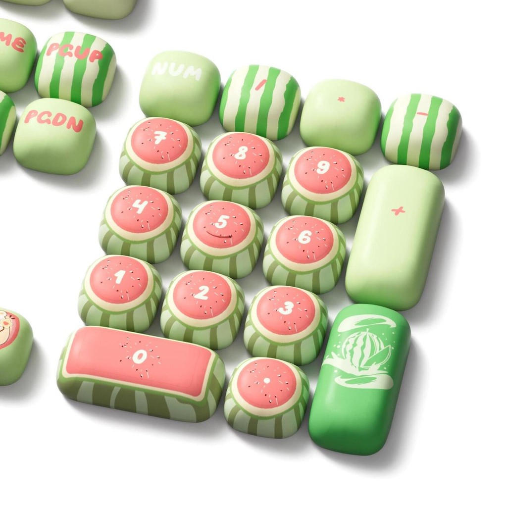 Akko 138-Keys Watermelon Theme Keycaps Detachable Universal ...
