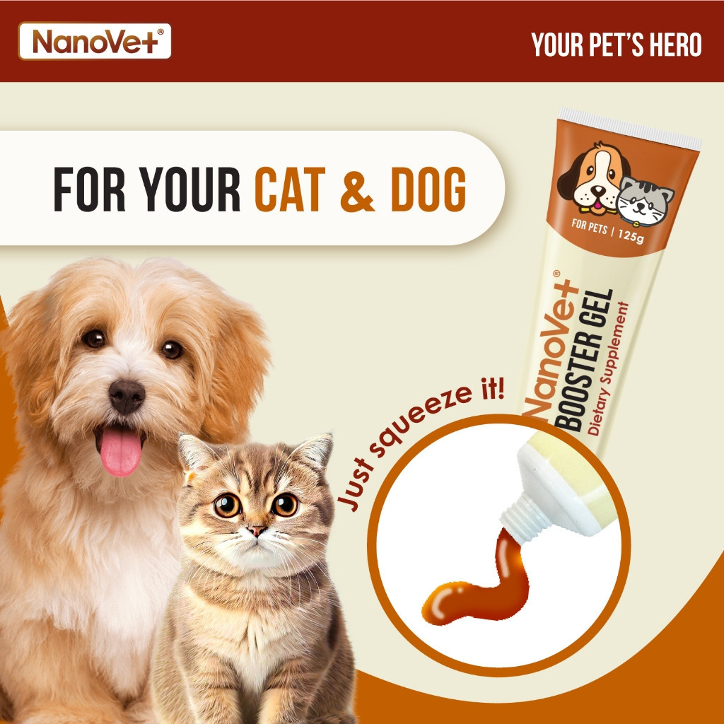 Nanovet® Pet Booster Gel for Cat and Dog (125gm) | Shopee Malaysia