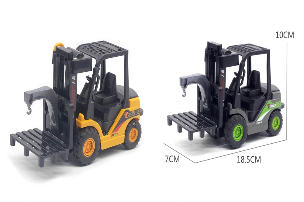 happaypart| Toddlers Forklift Truck Toy Drive Forklift Toy Alloy ...