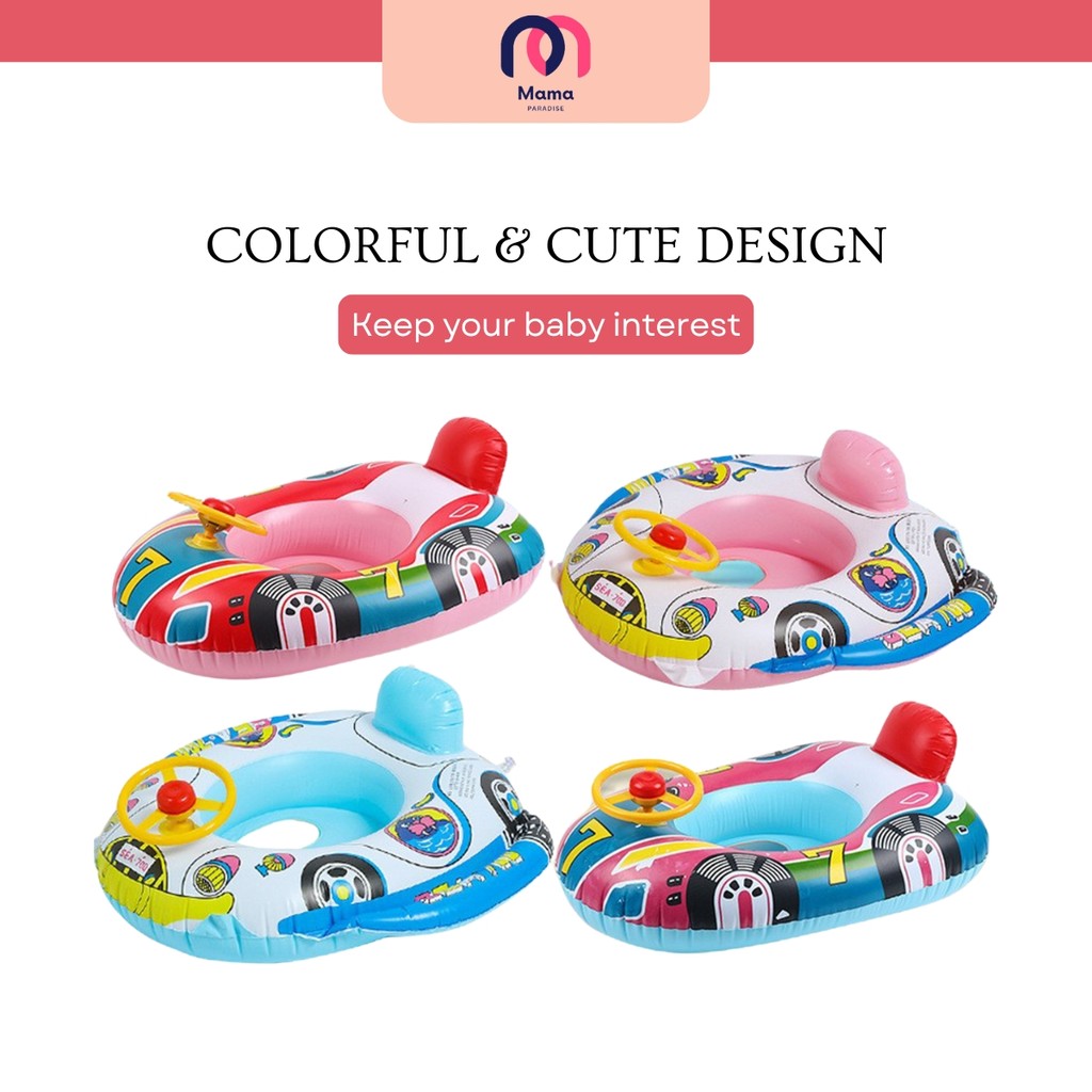 Inflatable Swimming Floating Boat | Inflatable Float for Child | Shopee ...