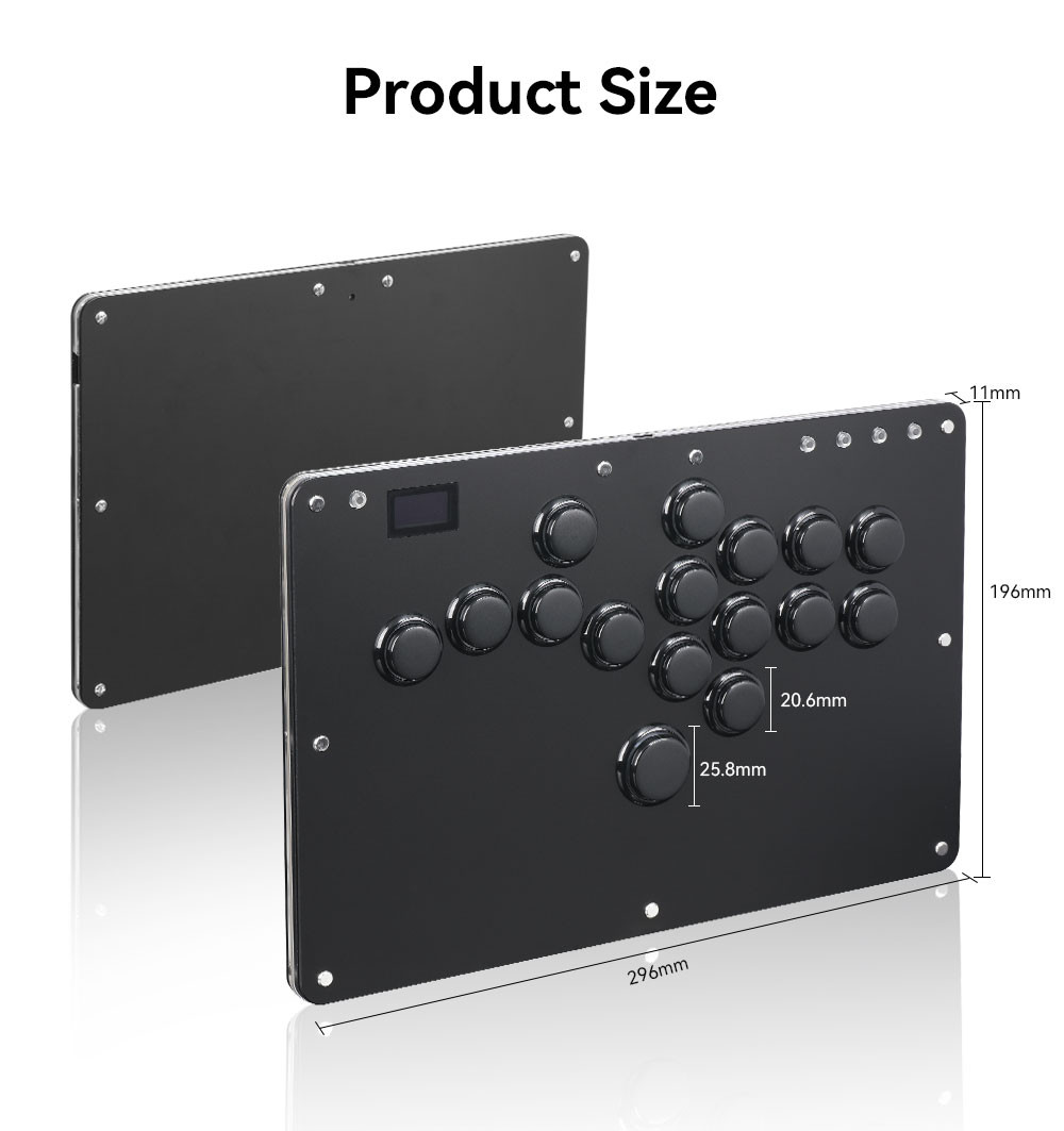 Joystick Arcade Leverless Controller Hitbox Fightstick For PC/ Ps4 ...