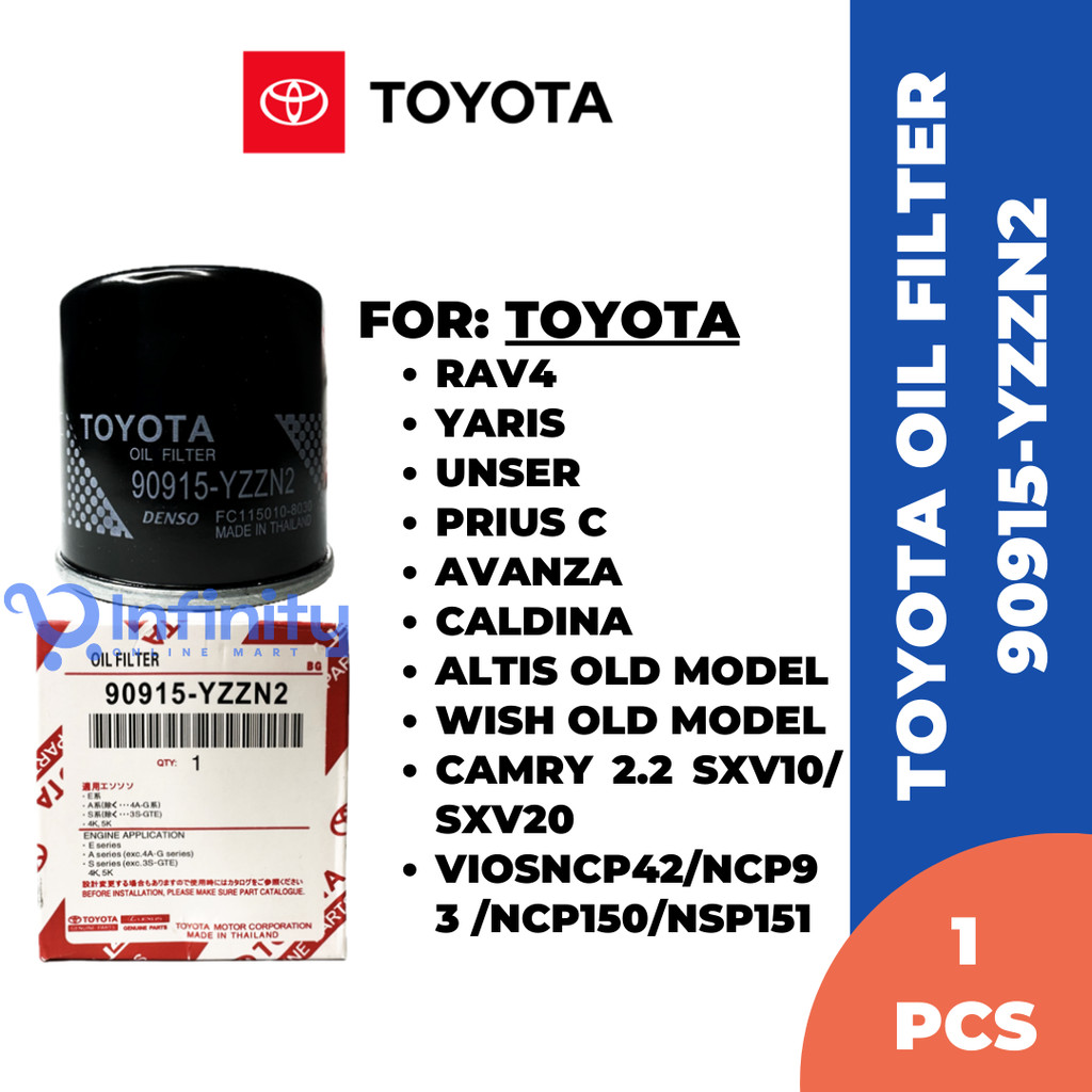 TOYOTA Oil Filter For Camry/ Altis/ Wish/ Avanza/ Yaris/ Vios/ Estima ...