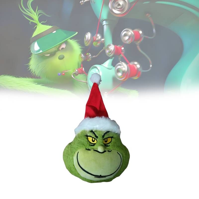 Grinch Green Festive Monster Plush Doll For Kids With Pp Cotton For ...