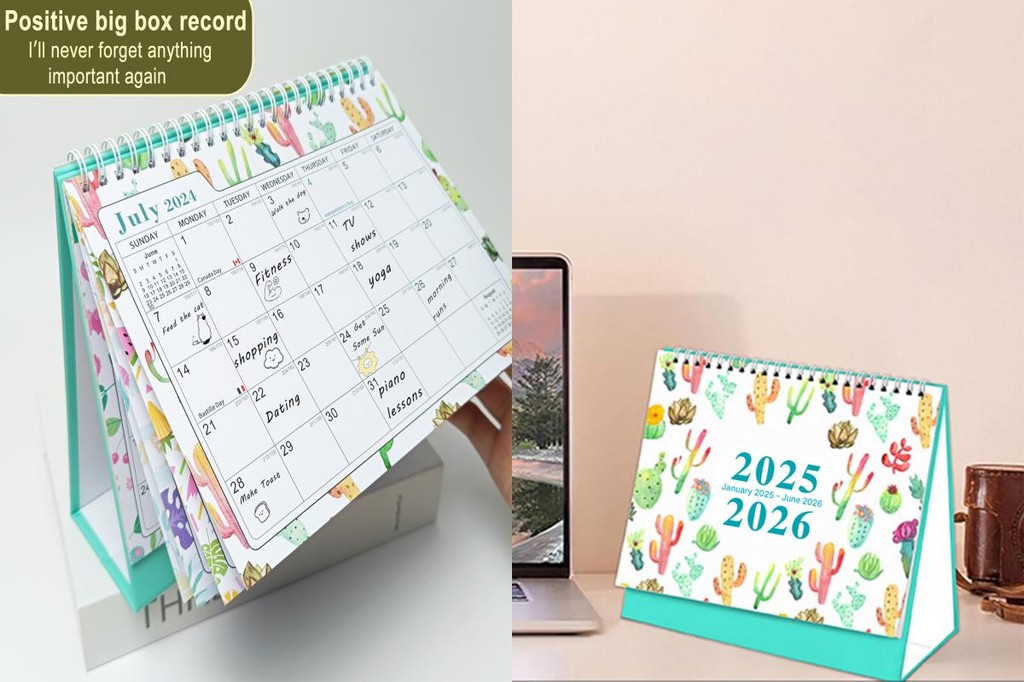 AM* Desktop Calendar Arrangement Positive Quote Calendar 2025 ...
