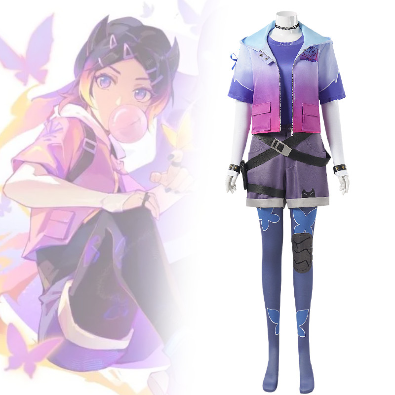 Clove Unisex Versatile Cosplay Costume For Valorant Game Featuring ...