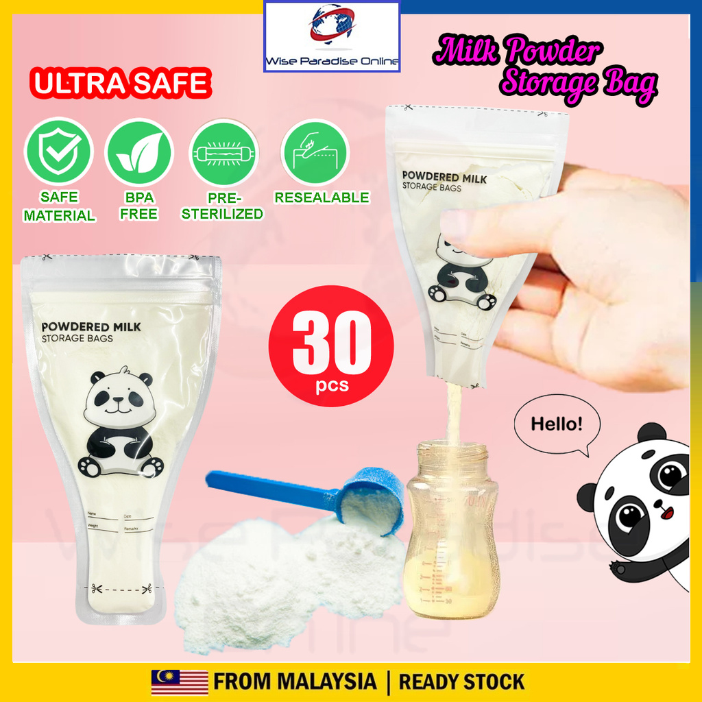 [30pcs] Disposable Milk Powder Storage Bag Leakproof Bag Baby Milk ...