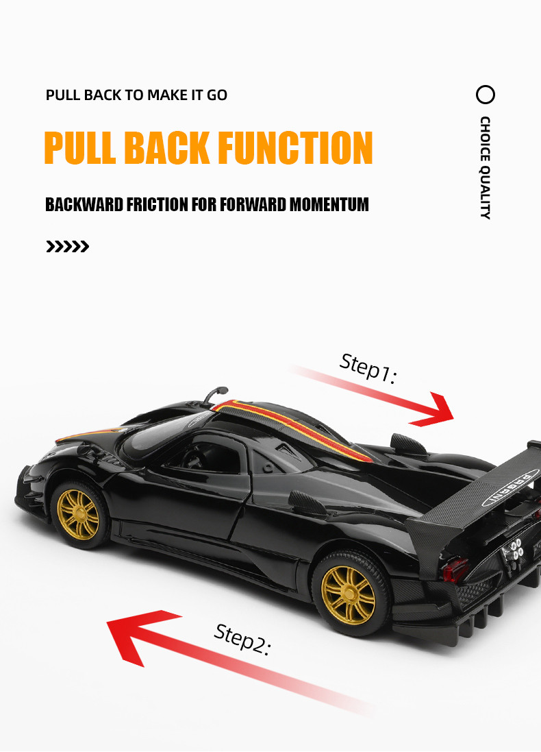 CCA 1:32 Pagani Zonda/Huayra BC Revolution simulation alloy die-casting ...