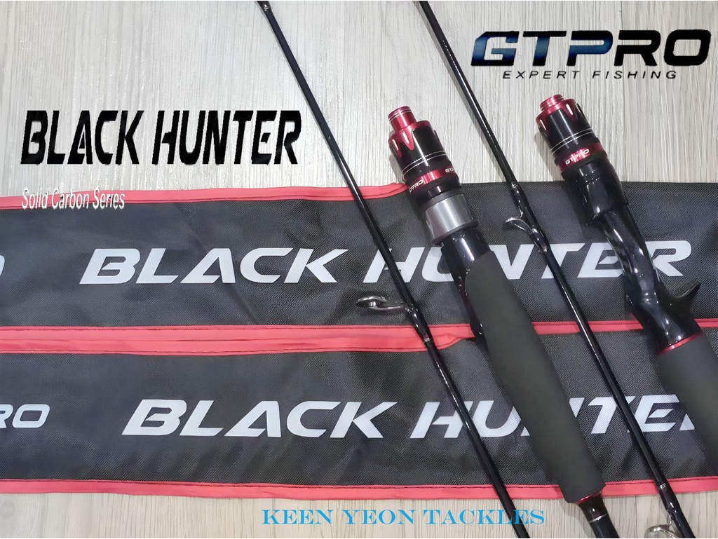 GTPRO BLACK HUNTER SOLID CARBON JIGGING ROD | Shopee Malaysia