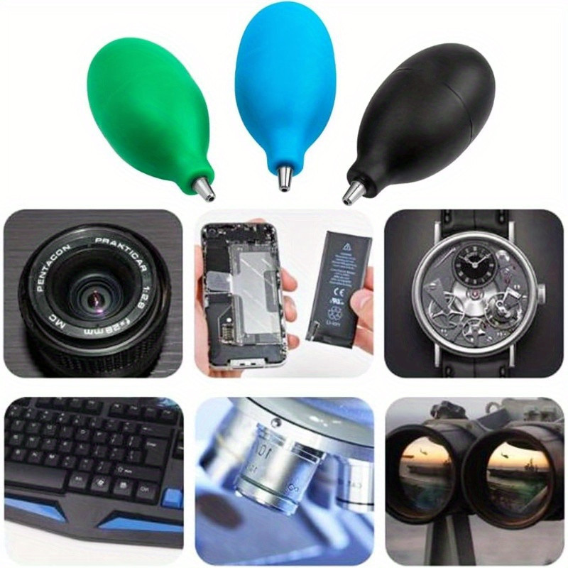 Portable Rubber Air Blower with Squeeze Nozzle - Ideal for Camera ...