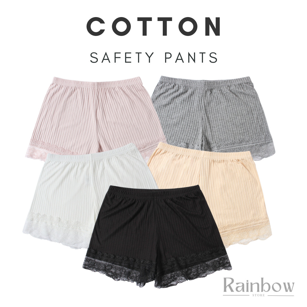 WOMEN COTTON LACE SAFETY PANTS WOMEN INNER PANTS ANTI EXPOSURE PANTS ...