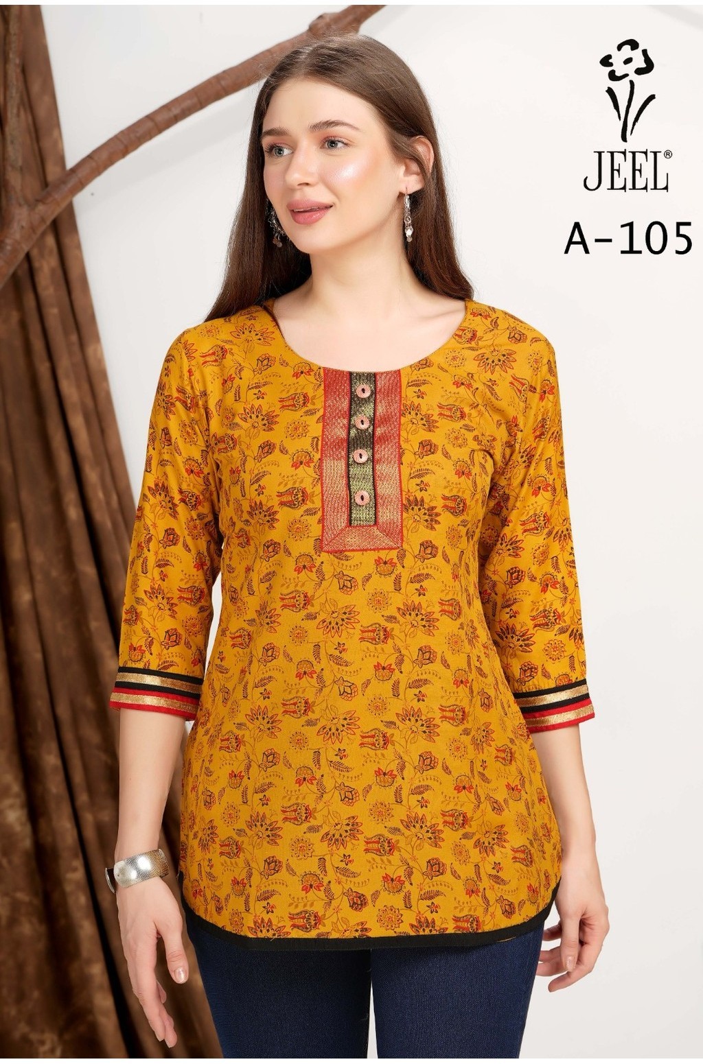 JEEL Modern Kurtis for Casual and Office Wear Tops Only A Series ...